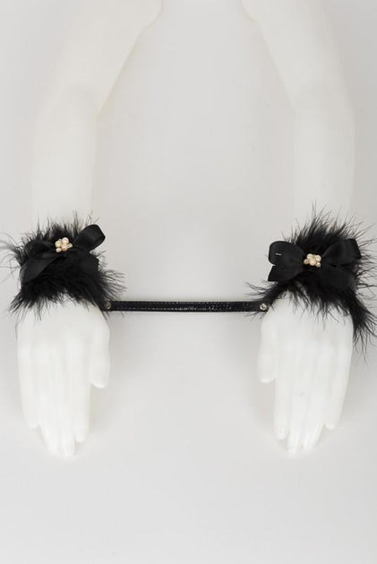 Marabou Feather Handcuffs – Naughty Girl Shop