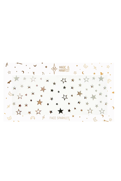 Silver Star Face Sparkles – Naughty Girl Shop